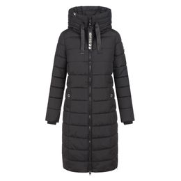 Navahoo Mantel 'N036 ' Damen Gr&ouml;&szlig;e XL schwarz / wei&szlig; Wintermantel