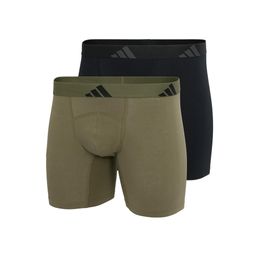 adidas Sportswear Retro Boxer ' Active Flex Cotton Ergonomic ' Herren Gr&ouml;&szlig;e XXL mokka / khaki / schwarz