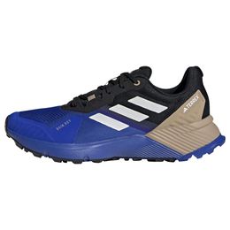 adidas terrex Laufschuh 'Soulstride' Herren Gr&ouml;&szlig;e 42 dunkelbeige / kobaltblau / schwarz / wei&szlig;
