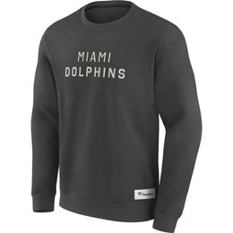Fanatics Sportsweatshirt 'Miami Dolphins' Herren Gr&ouml;&szlig;e S hellgrau / oliv