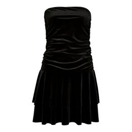 Apricot Velvet Bandeau Mini Dress ' ' Damen Gr&ouml;&szlig;e 44 schwarz Winterkleid