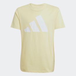 adidas Sportswear Funktionsshirt 'Essentials' Jungen Gr&ouml;&szlig;e 164 hellgelb / wei&szlig;