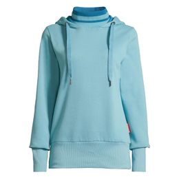 Salzhaut Sweatshirt 'R&Ouml;&Auml;EN' Damen Gr&ouml;&szlig;e L t&uuml;rkis