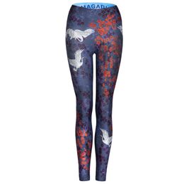 Magadi Sporthose 'Happy Birds' Damen Gr&ouml;&szlig;e XXS/XS blau