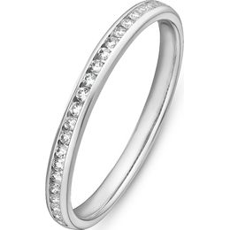 Christ Ring Damen Gr&ouml;&szlig;e 60 silber / transparent / wei&szlig;