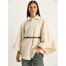 Bianco Lucci Mantel Damen Gr&ouml;&szlig;e S/L beige Winterjacke