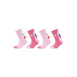 Camano Socken M&auml;dchen Gr&ouml;&szlig;e 27/30 lila / pink / ros&eacute; / wei&szlig;