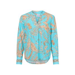EMILY VAN DEN BERGH Bluse Damen Gr&ouml;&szlig;e L beige / aqua