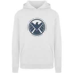F4NT4STIC Sweatshirt 'Marvel Avengers Agent Of Shield Logistics Division' Herren Gr&ouml;&szlig;e XS petrol / wei&szlig;