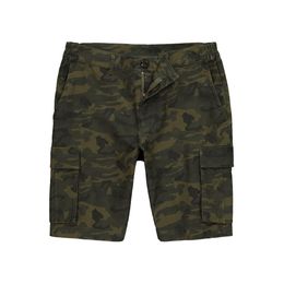 Men Plus Shorts Herren Gr&ouml;&szlig;e 42 khaki / dunkelgr&uuml;n / schwarz