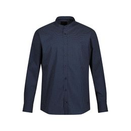 JP1880 Hemd Herren Gr&ouml;&szlig;e 5XL navy / wei&szlig;