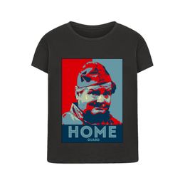 F4NT4STIC T-Shirt 'TV Times Benny Hill Home Guard' Damen Gr&ouml;&szlig;e 4XL hellblau / rot / schwarz