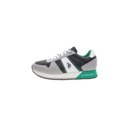 U.S. Polo Assn. Turnschuhe BALBIL002MDYH1 Herren Gr&ouml;&szlig;e 40 grau / gr&uuml;n / schwarz