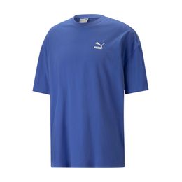 Puma Shirt 'Classics' Herren Gr&ouml;&szlig;e M blau / wei&szlig;