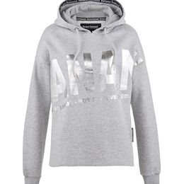 Bruno Banani Sweatshirt 'Chang' Damen Gr&ouml;&szlig;e S graumeliert / silber