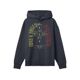 F4NT4STIC Sweatshirt 'Guns N' Roses Skull Rock Band Merch' Damen Gr&ouml;&szlig;e XL anthrazit / mischfarben
