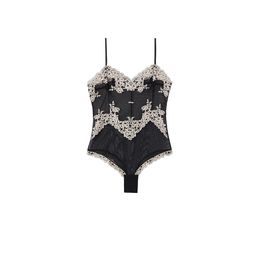 Intimissimi Body 'Pretty Flowers' Damen Gr&ouml;&szlig;e M creme / schwarz