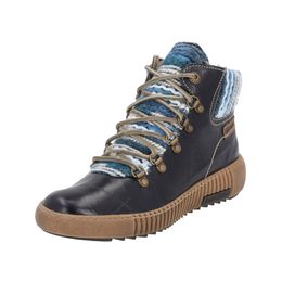 Josef Seibel Schn&uuml;rstiefelette 'Maren 06 84606' Damen Gr&ouml;&szlig;e 37 blau / marine / hellblau Winterschuhe