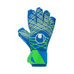 Uhlsport Sporthandschuhe Herren Gr&ouml;&szlig;e L blau / kiwi / wei&szlig;