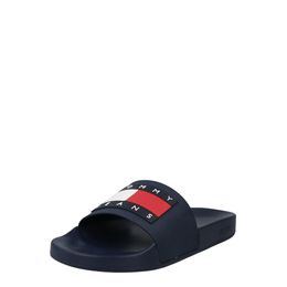 Tommy Jeans Pantolette 'Essential' Herren Gr&ouml;&szlig;e 45 navy / rot / wei&szlig;