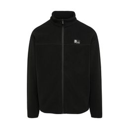 QS Fleecejacke Herren Gr&ouml;&szlig;e S schwarz / wei&szlig;