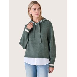 Camomilla Italia Pullover 'MIELE' Damen Gr&ouml;&szlig;e 5XL gr&uuml;n / wei&szlig;