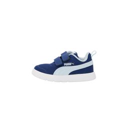 Puma Sneaker 'Courtflex V3' Jungen Gr&ouml;&szlig;e 27 pastellblau / dunkelblau