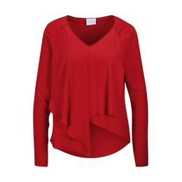 Madeleine Mode Madeleine Bluse Damen Gr&ouml;&szlig;e 4XL dunkelrot