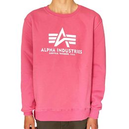 Alpha Industries Sweatshirt 'Basic' Herren Gr&ouml;&szlig;e L pastellrot