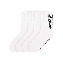 von Jungfeld Socken ' BlaBlaBla Tennis Socken' Jungen Gr&ouml;&szlig;e 31/34.5 wei&szlig;