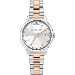 Trussardi Uhr Damen Gr&ouml;&szlig;e One Size rosegold / silber