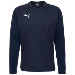Puma Sportsweatshirt 'Team Liga' Herren Gr&ouml;&szlig;e XXXL navy / wei&szlig;