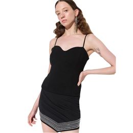 No Matter What Top Damen Gr&ouml;&szlig;e M schwarz