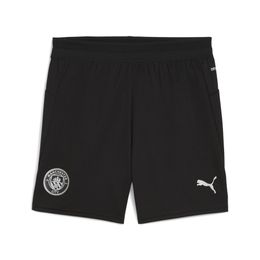 Puma Sportshorts 'Manchester City' Jungen Gr&ouml;&szlig;e 140 schwarz / wei&szlig;
