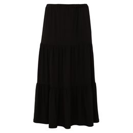 Yoek Skirt ' with an elastic waistband 'ock Damen Gr&ouml;&szlig;e 54/56 schwarz