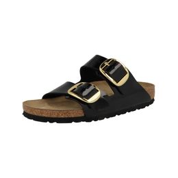 Birkenstock Pantolette 'Arizona' Damen Gr&ouml;&szlig;e 43 gold / schwarz