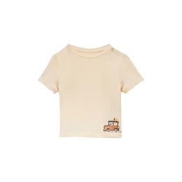 s.Oliver T-Shirt Jungen Gr&ouml;&szlig;e 74 hellbeige / braun / gr&uuml;n