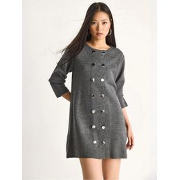 Bianco Lucci Kleid Damen Gr&ouml;&szlig;e S/L grau