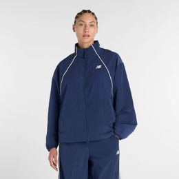 New Balance 'Sport Legacy Jacket'. Damen Gr&ouml;&szlig;e XS dunkelblau / wei&szlig;