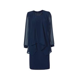 GOLDNER Kleid Damen Gr&ouml;&szlig;e 23 blau Winterkleid