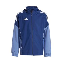 adidas Performance Sportjacke 'Tiro 25 Competition' Jungen Gr&ouml;&szlig;e 128 opal / dunkelblau / wei&szlig;