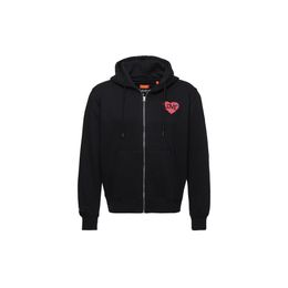 Smiler. Sweatjacke Damen Gr&ouml;&szlig;e XL rot / schwarz