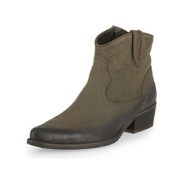 felmini Stiefelette Damen Gr&ouml;&szlig;e 38 gr&uuml;n Winterschuhe