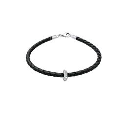 Elli Armband Damen Gr&ouml;&szlig;e 19 schwarz / silber