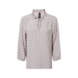 Marc Cain Bluse Damen Gr&ouml;&szlig;e S/M beige / flieder / schwarz
