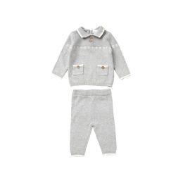Rock A Bye Baby Boutique Set Gr&ouml;&szlig;e 56 grau / wei&szlig;