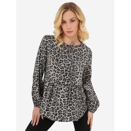 Bigdart Bluse Damen Gr&ouml;&szlig;e XL grau / anthrazit / schwarz