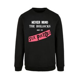 F4NT4STIC Sweatshirt 'Sex Pistols NMTB Original Album' Herren Gr&ouml;&szlig;e XL dunkelpink / schwarz / wei&szlig;