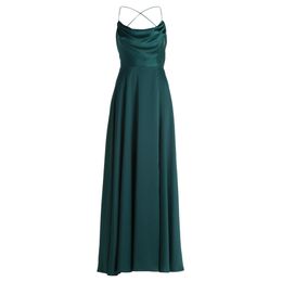 Vera Mont Abendkleid Damen Gr&ouml;&szlig;e 42 dunkelgr&uuml;n Winterkleid