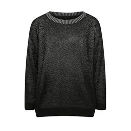 Shape Of You Pullover Damen Gr&ouml;&szlig;e 5XL schwarz / silber
